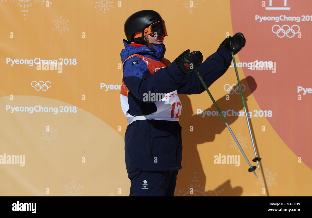 Great Britain's Isabel Atkin in action in the Ski Slopestyle at the ...
