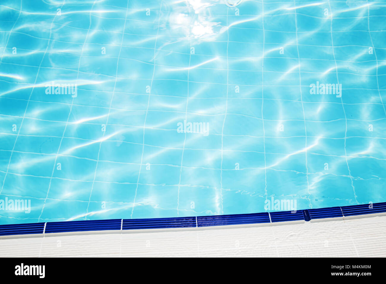 Ripples on the water in the swimming pool Stock Photo - Alamy