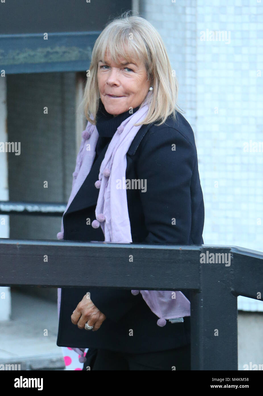 Linda Robson outside ITV Studios Featuring: Linda Robson Where: London ...
