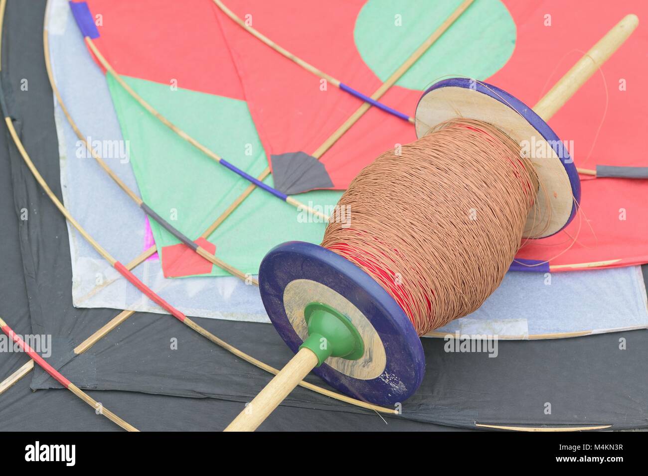 Background texture of colorful Indian Kite Stock Photo - Alamy