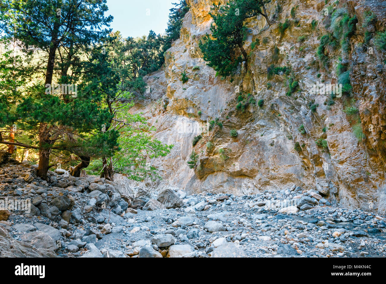 Samaria Gorge in central Crete, Greece Stock Photo - Alamy