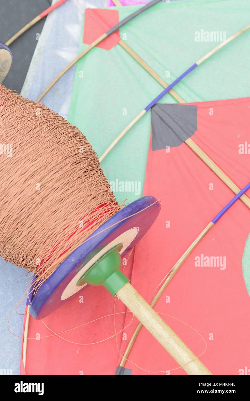 Background texture of colorful Indian Kite Stock Photo - Alamy