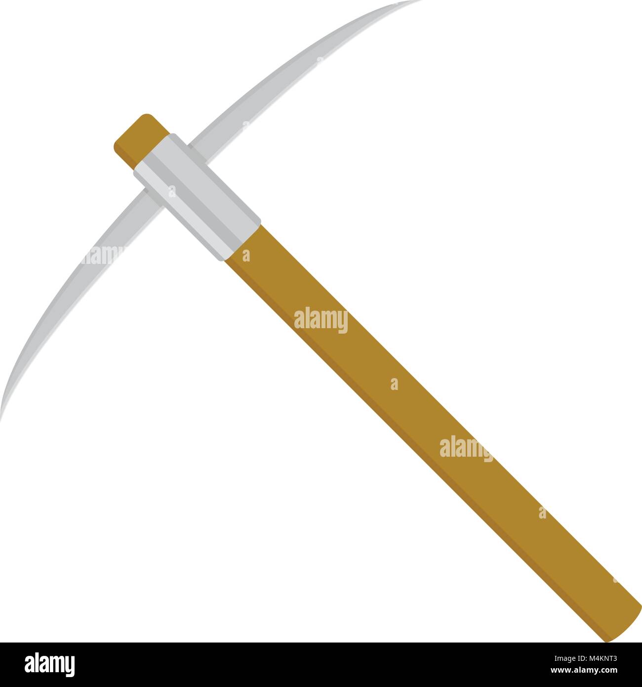 Pick isolated on white background. Pickaxe steel for dig and industrial ...