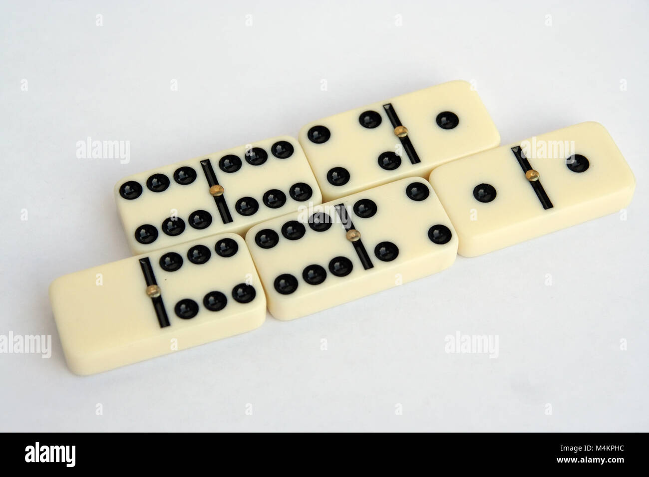 White marble dominoes. Pile of dominoes. White and black dominoes Stock ...
