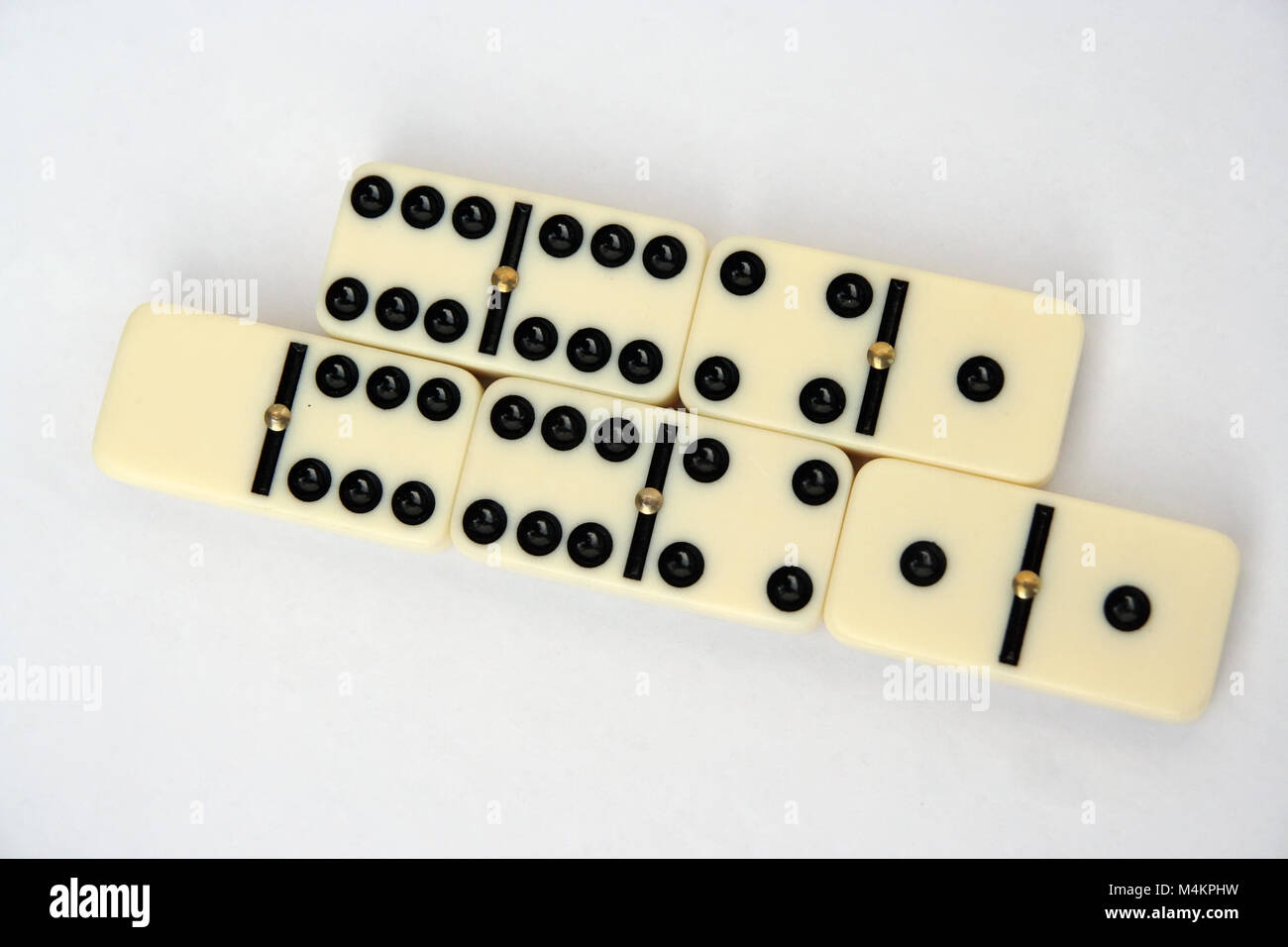 White marble dominoes. Pile of dominoes. White and black dominoes Stock ...