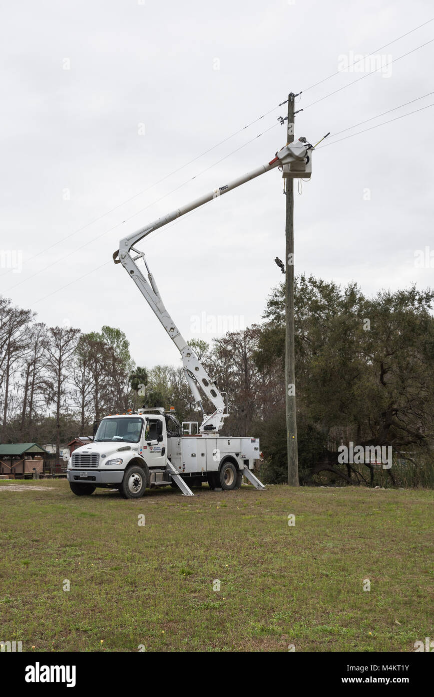 Electric power lines florida hi-res stock photography and images - Alamy