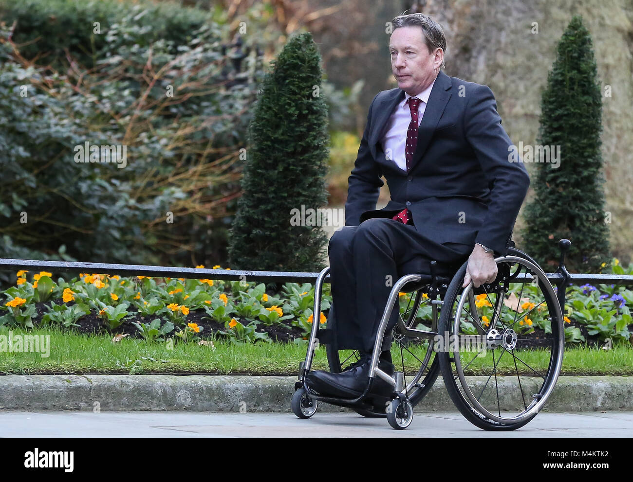 BBC's security correspondent Frank Gardner arrives at Downing Street ...