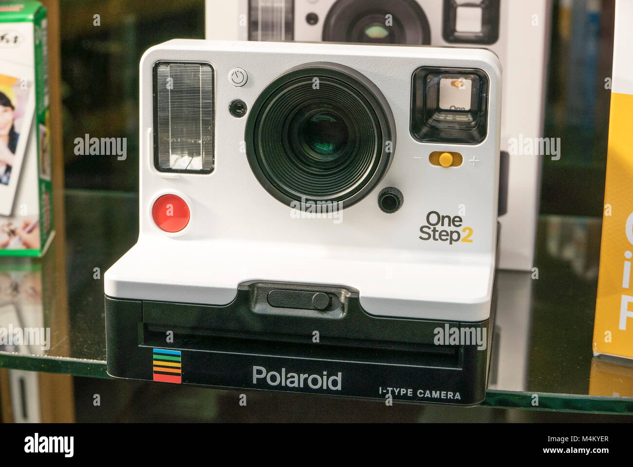 One Step 2 Polaroid Camera Stock Photo - Alamy