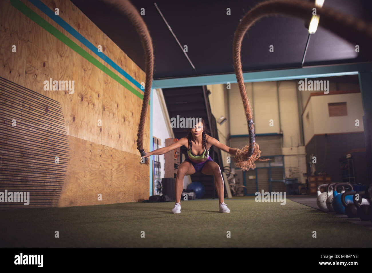 Battle rope hi-res stock photography and images - Alamy