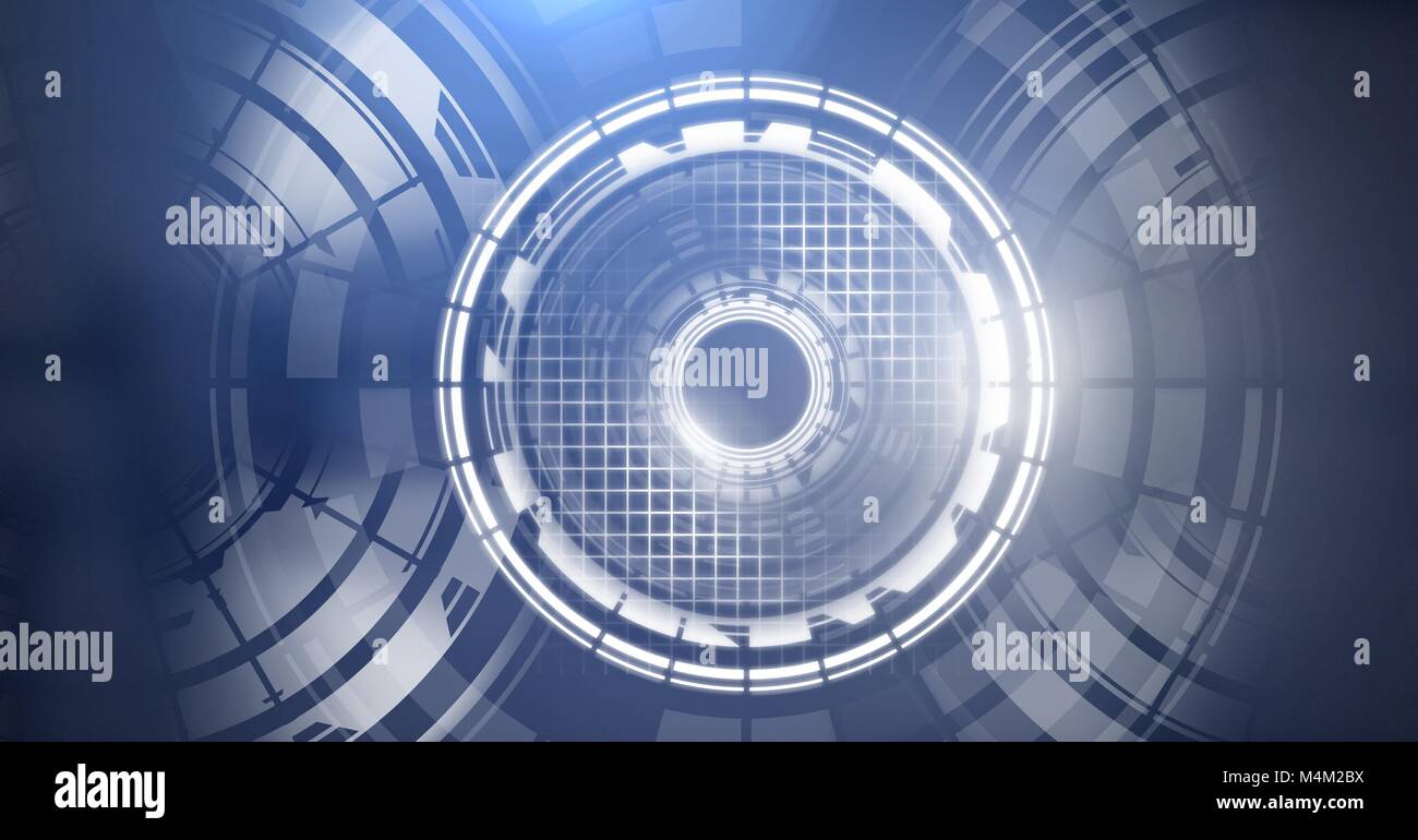 Wireless technology circle hi-res stock photography and images - Alamy