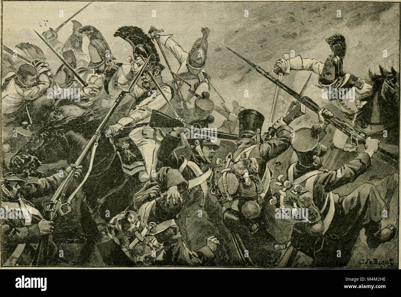 A 1901 account of the significant battles fought during the 19th ...