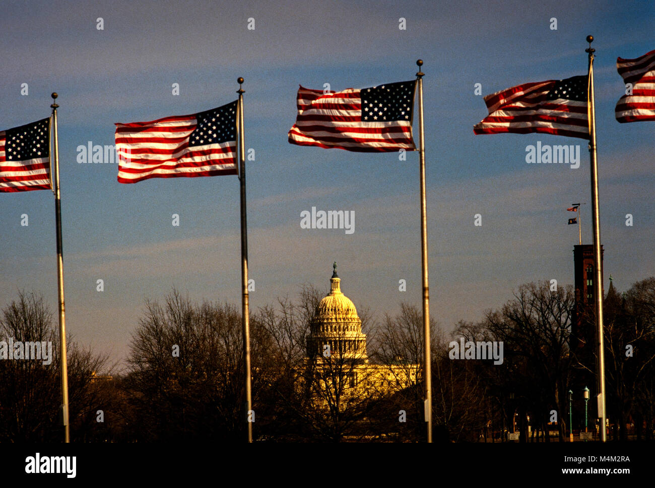 Us capitol building flag hi-res stock photography and images - Alamy