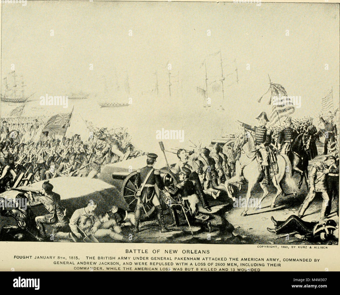 Battle of New Orleans (1815 Stock Photo - Alamy