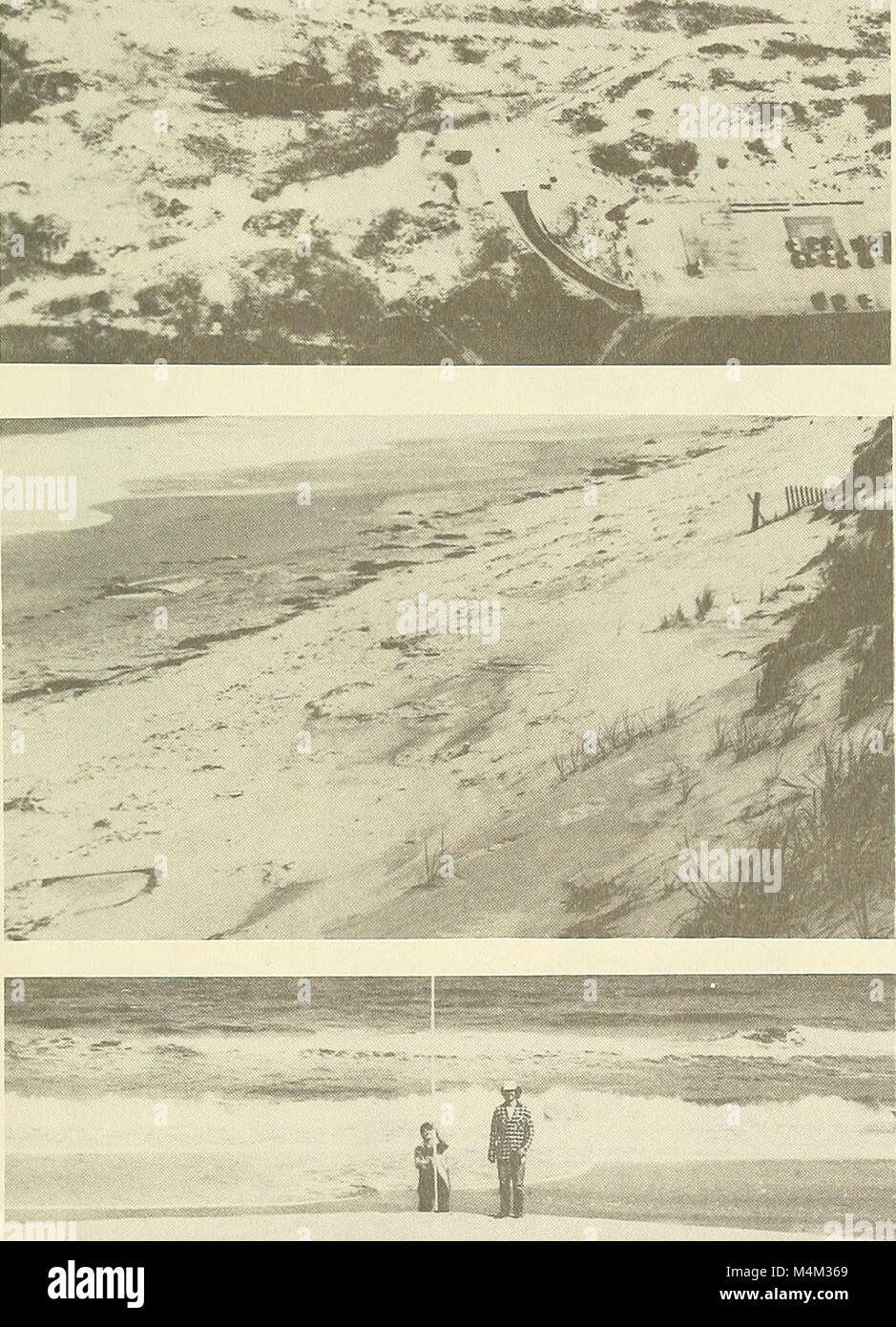 This 1977 study investigates beach erosion and accretion processes at ...