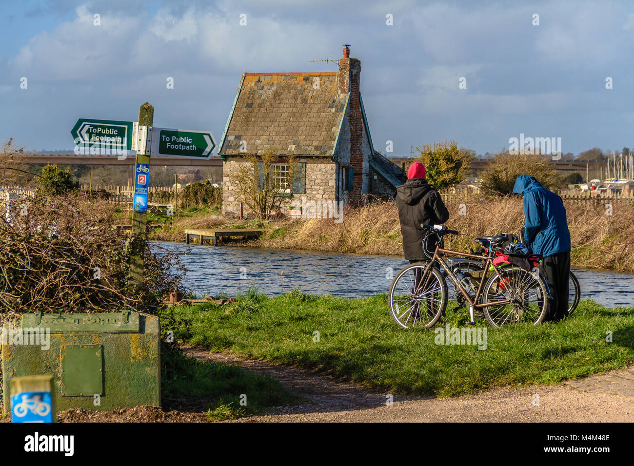 Exe estuary bike hi-res stock photography and images - Alamy