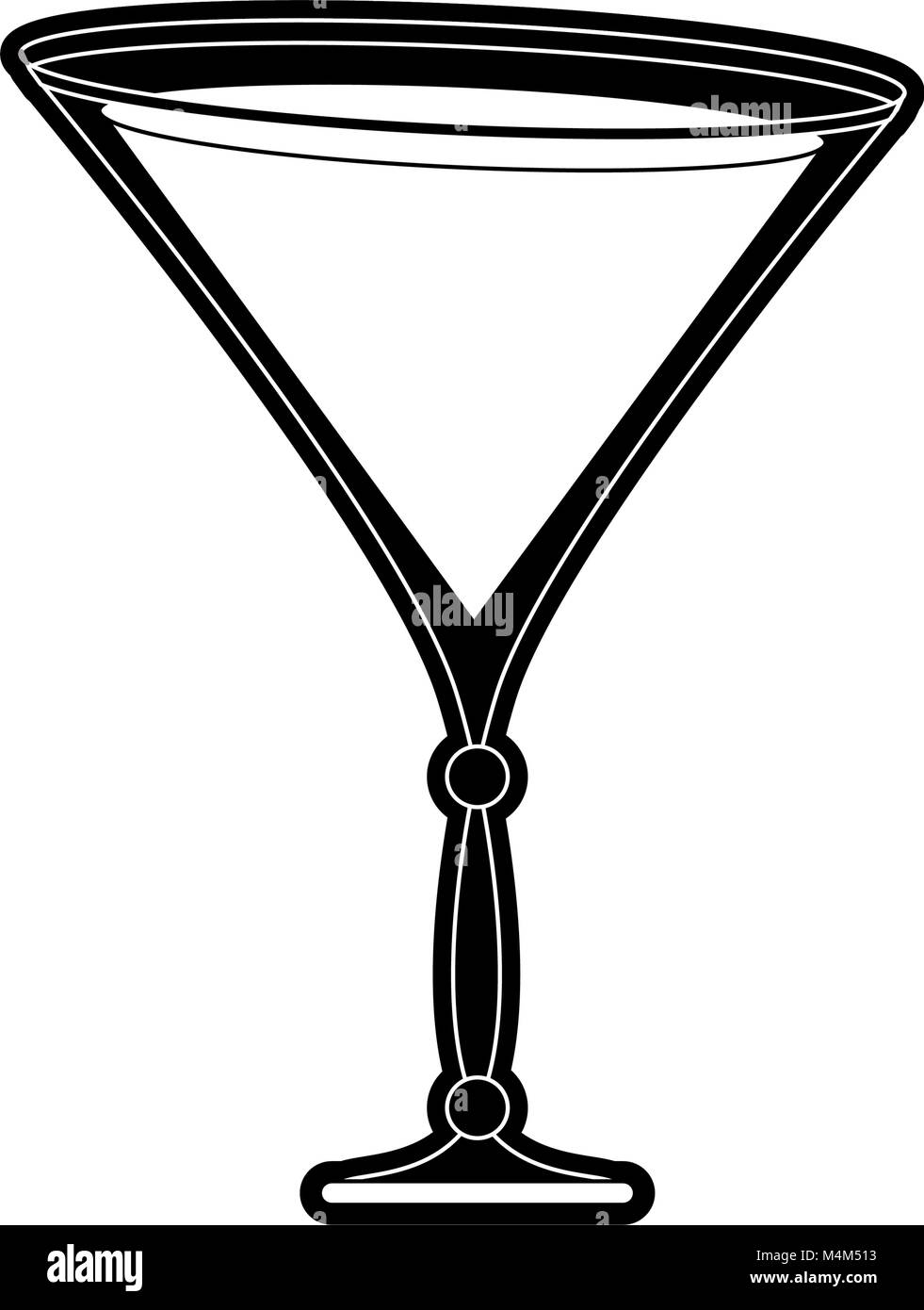 Cocktail glass cup Stock Vector Image & Art - Alamy