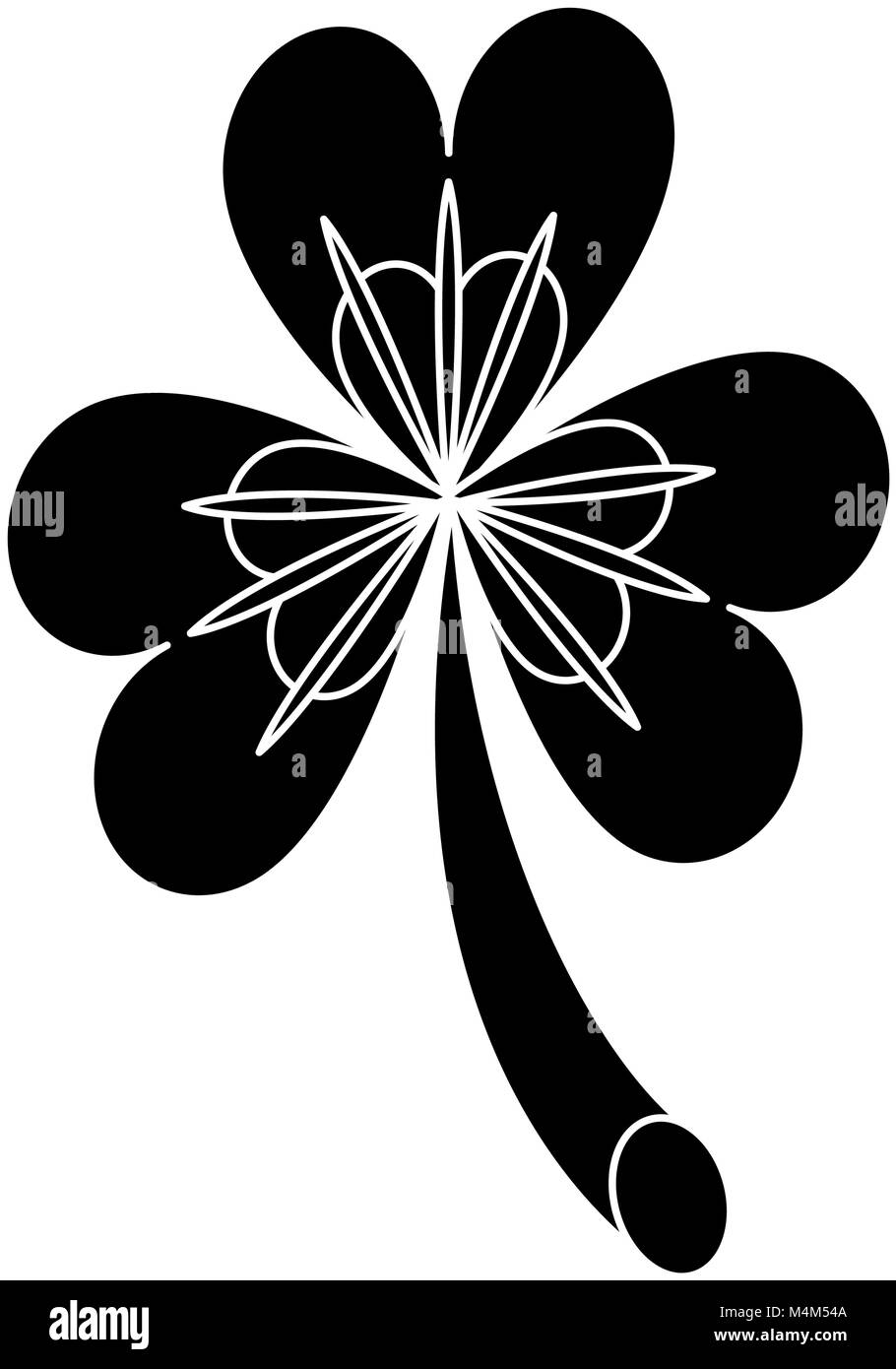 Shamrock clover symbol Stock Vector Image & Art - Alamy