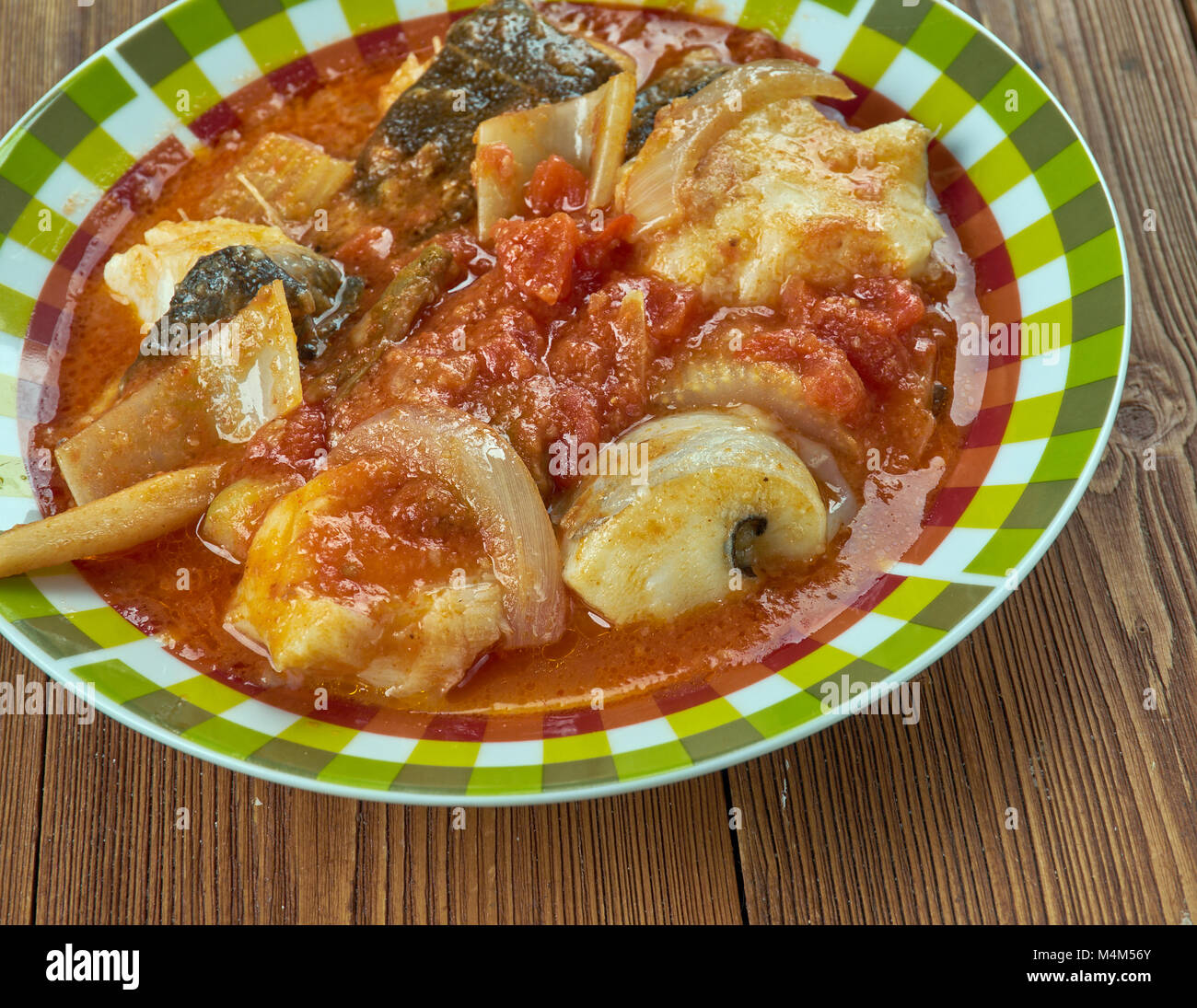 Romanian Braised fish Stock Photo - Alamy