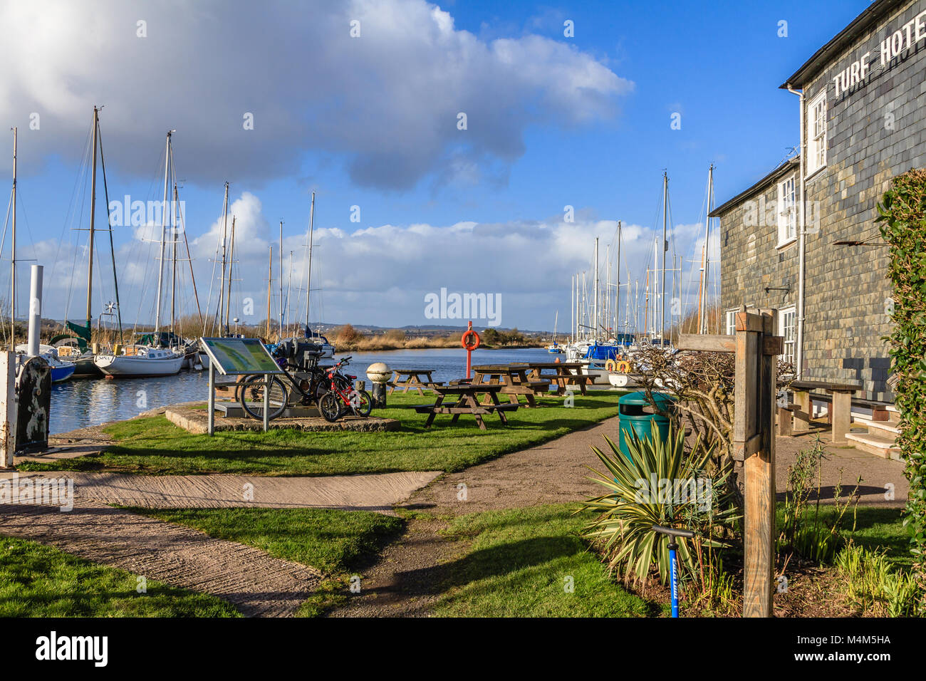 Turf hotel exe estuary hi-res stock photography and images - Alamy