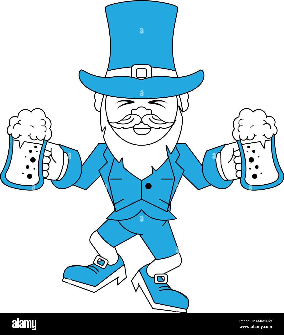 Elf with beer cup cartoon Stock Vector Image & Art - Alamy
