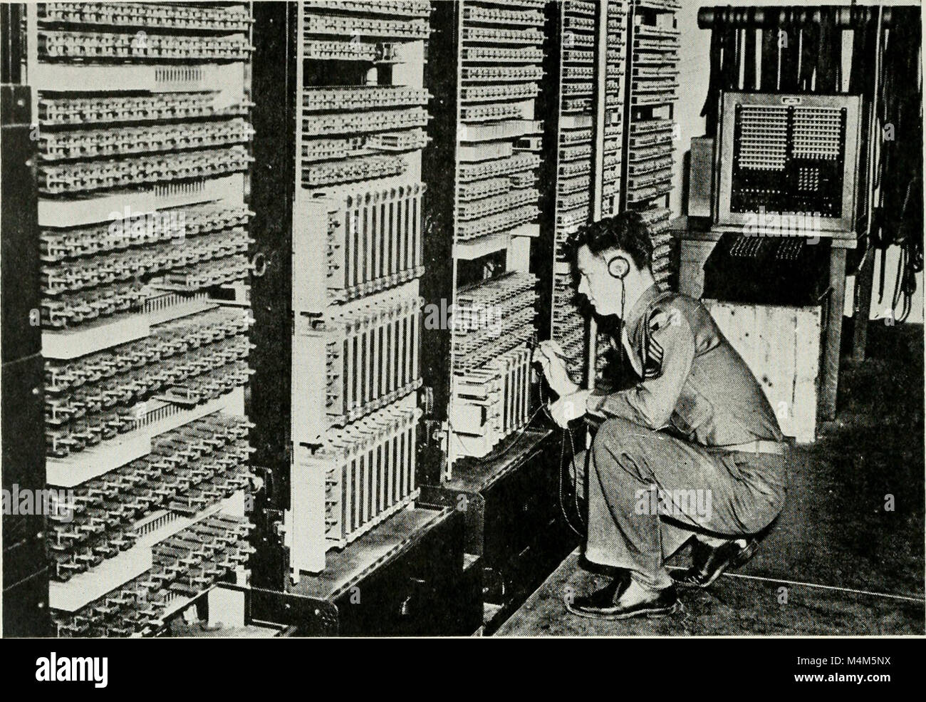 The Bell Laboratories relay computer developed in 1946 for the U.S ...