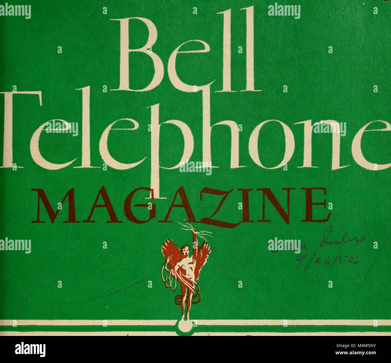 The 1922 edition of the Bell Telephone Magazine features articles on ...