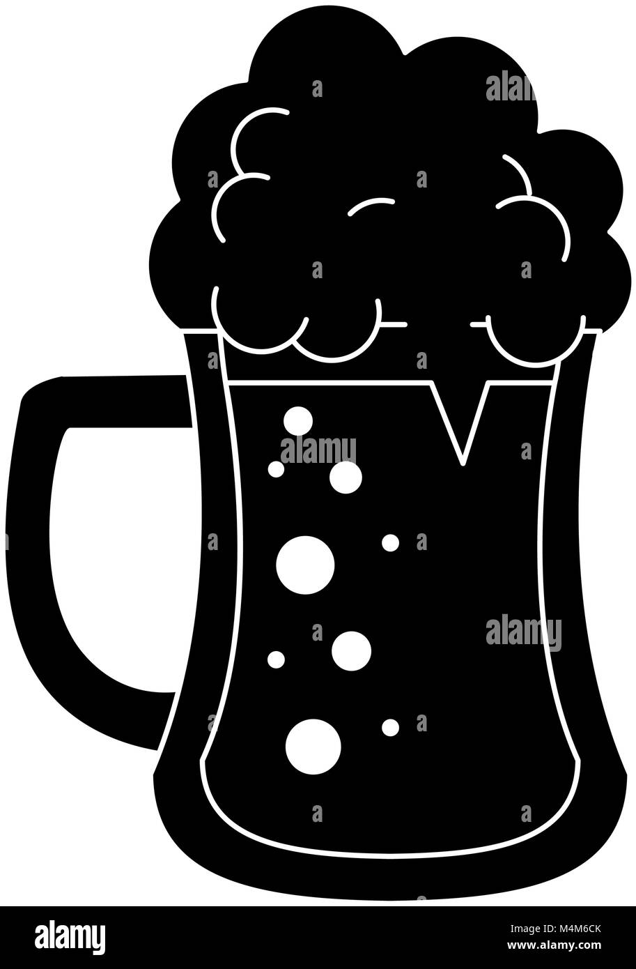 Beer glass cup Stock Vector Image & Art - Alamy