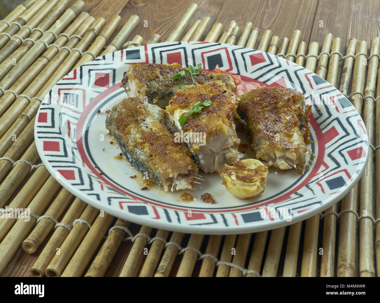 Spicy Fish Tikka Stock Photo - Alamy