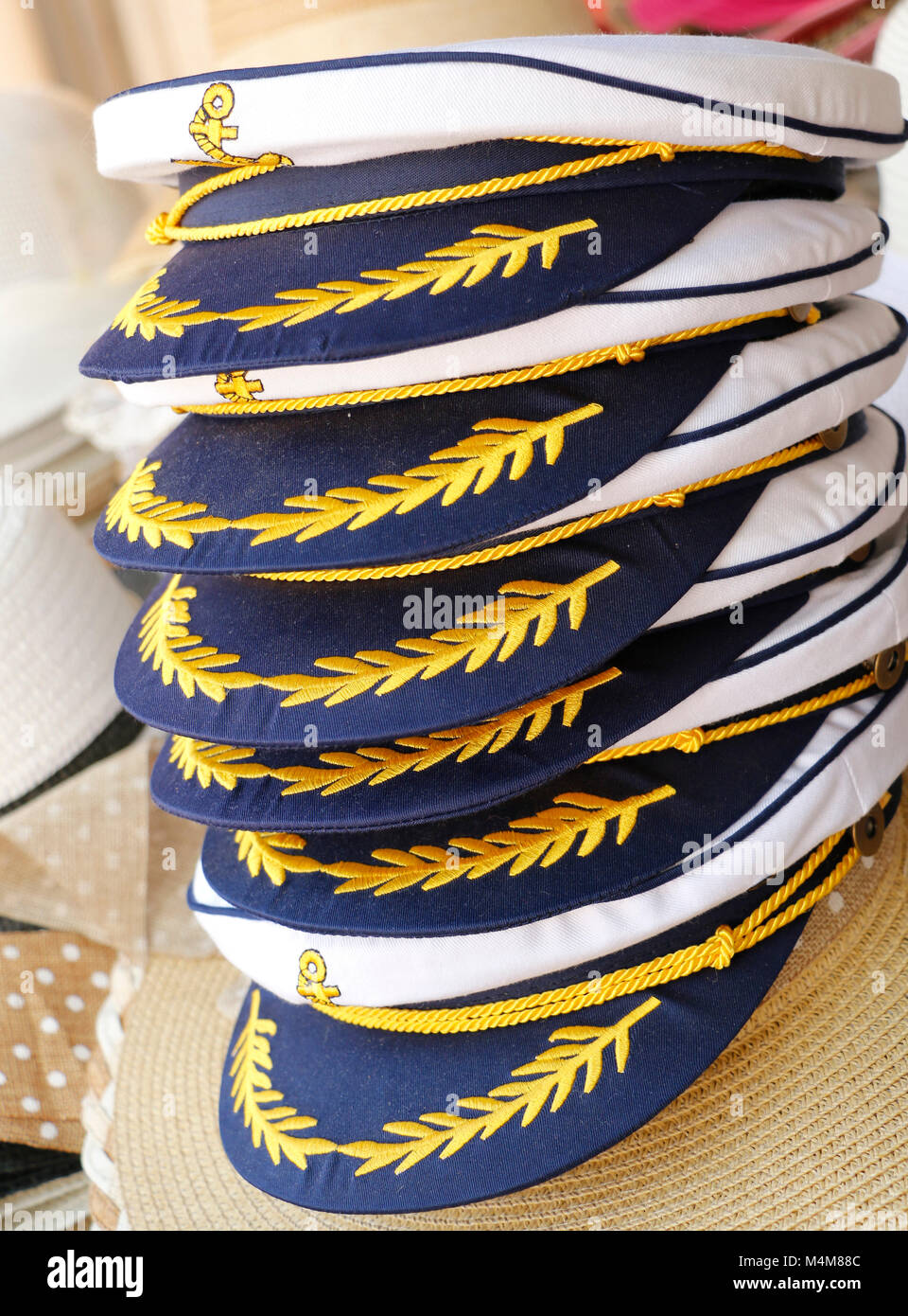 Navy captains cap hi-res stock photography and images - Alamy