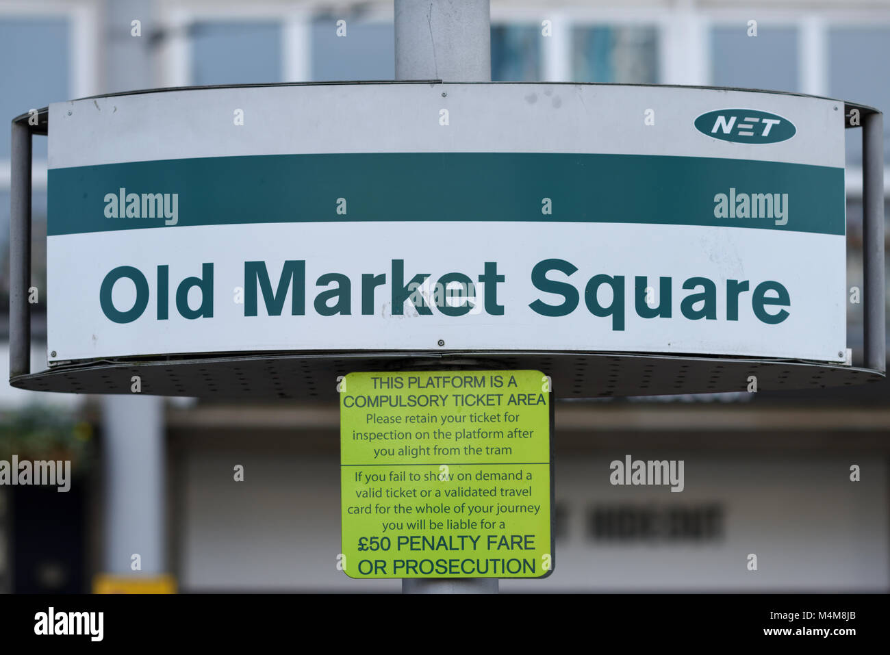 Old tram stop sign hi-res stock photography and images - Alamy