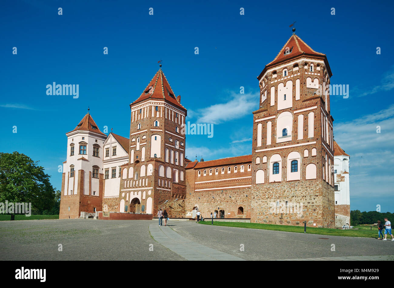 Mir Castle Complex. Belarus Stock Photo - Alamy