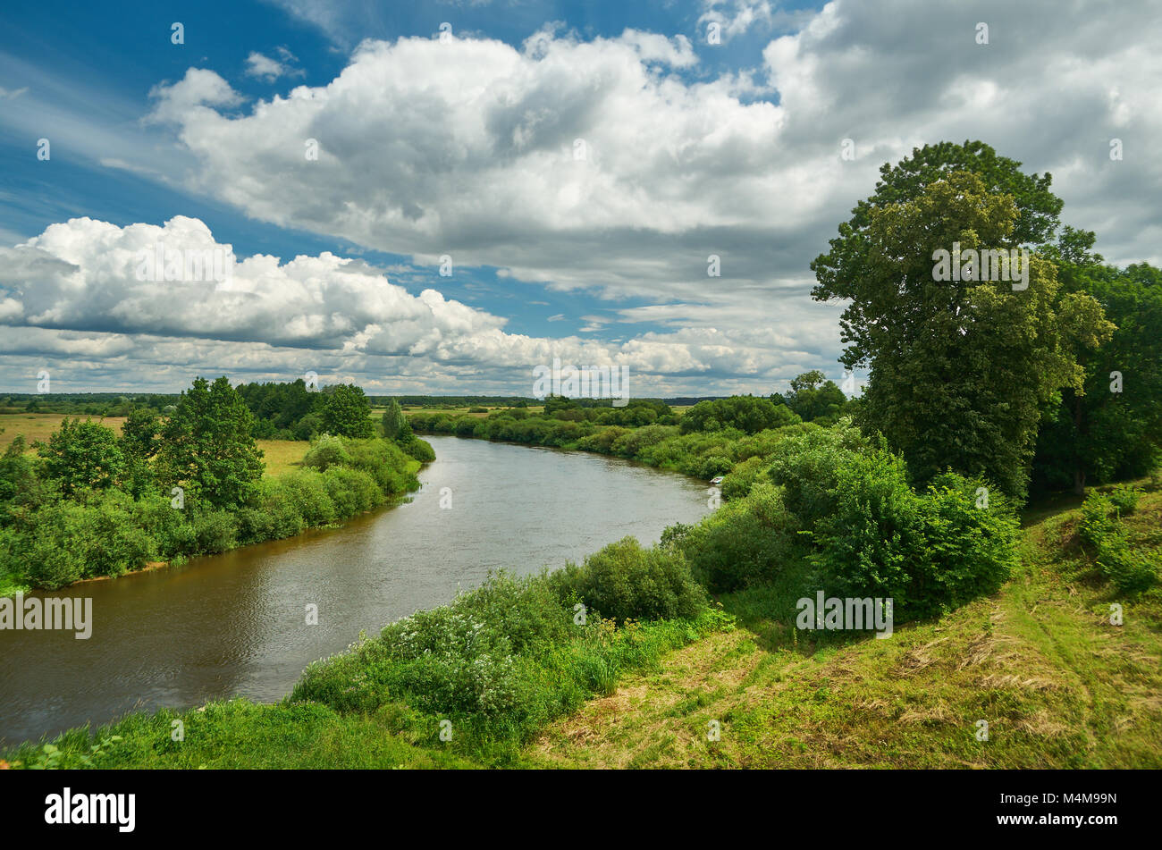 River Neman , Belarus Stock Photo - Alamy
