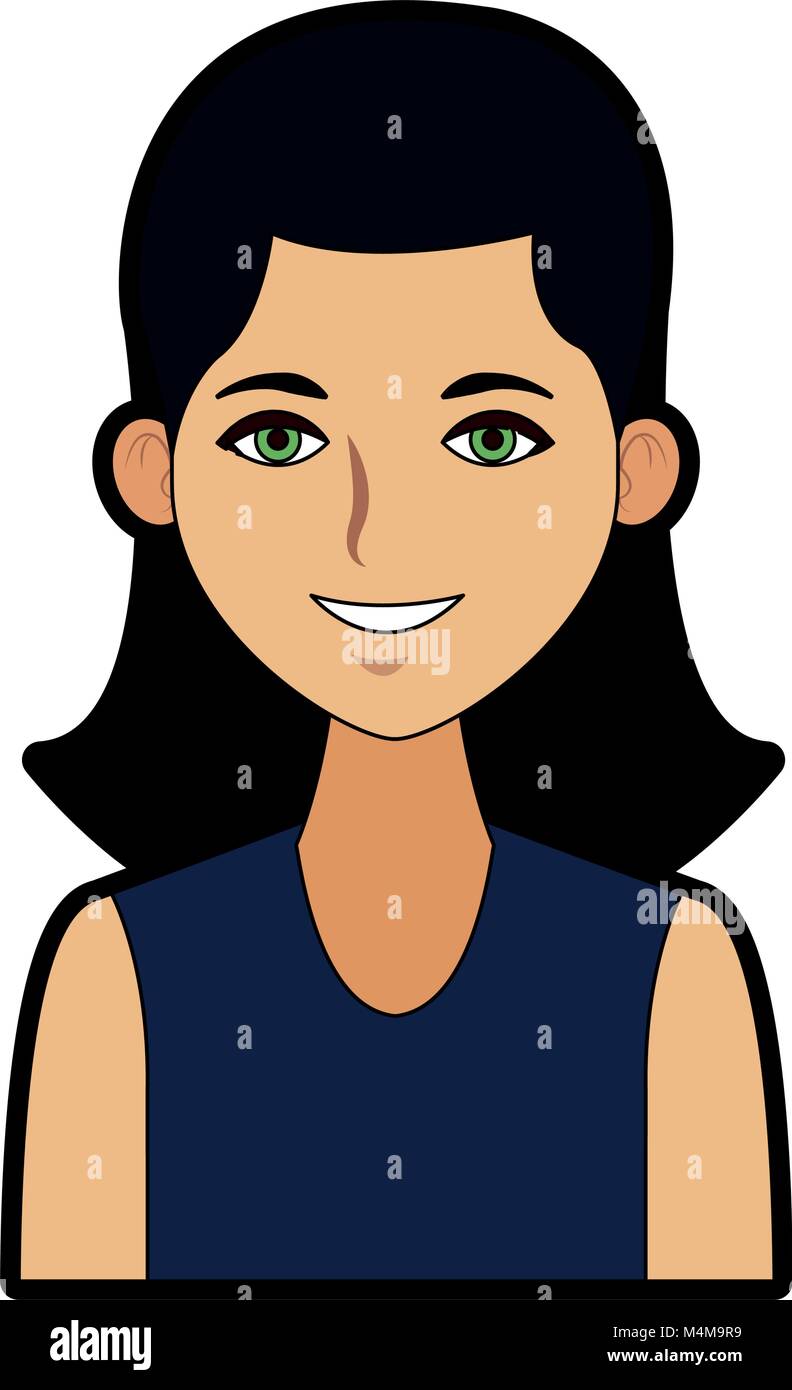 Beautiful woman cartoon Stock Vector Image & Art - Alamy