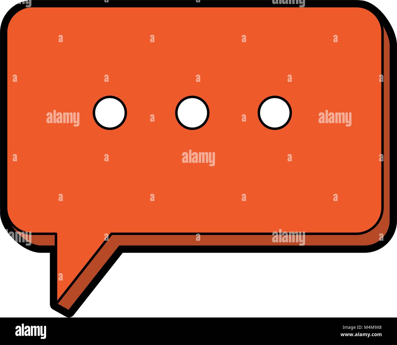 Chat bubble symbol Stock Vector Image & Art - Alamy