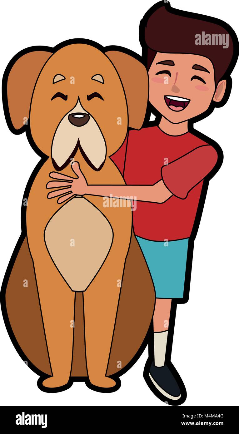 Boy Drawing Dog High Resolution Stock Photography and Images - Alamy