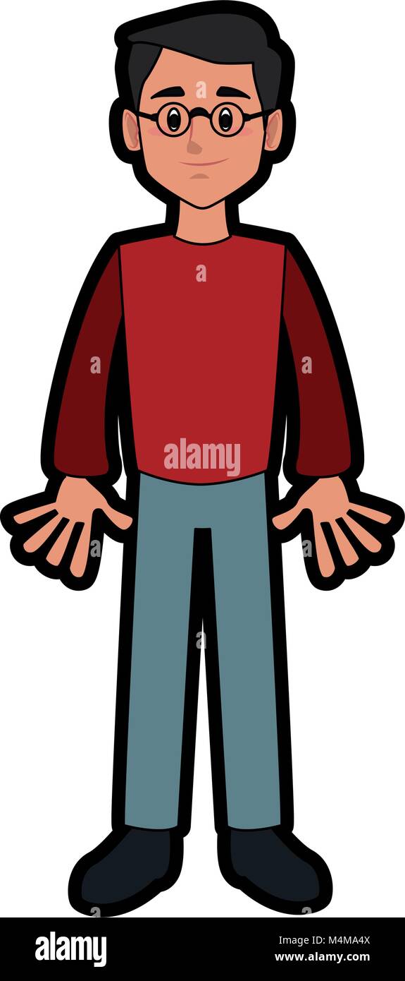 Man smiling cartoon Stock Vector Image & Art - Alamy