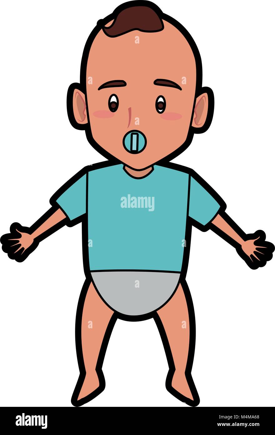 Cute baby cartoon Stock Vector Image & Art - Alamy