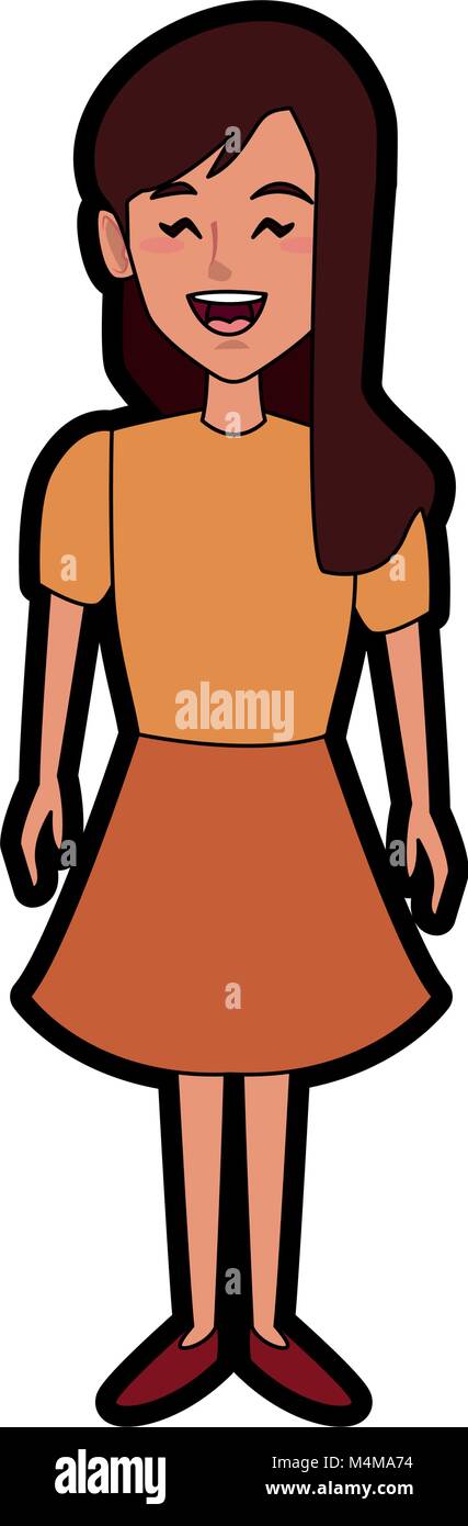 Beautiful woman cartoon Stock Vector Image & Art - Alamy