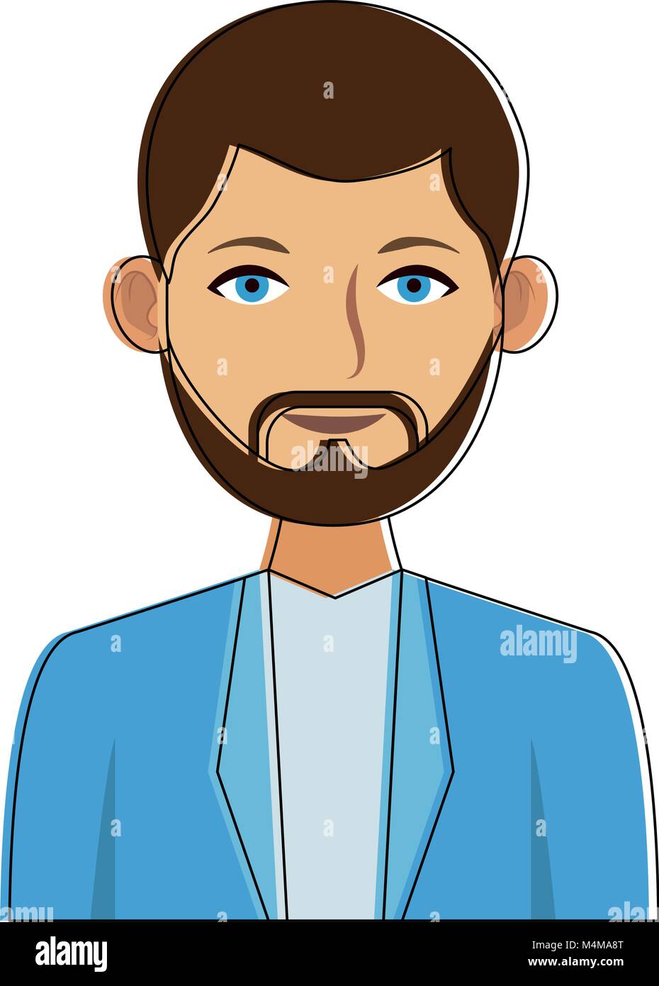 Man smiling cartoon Stock Vector Image & Art - Alamy