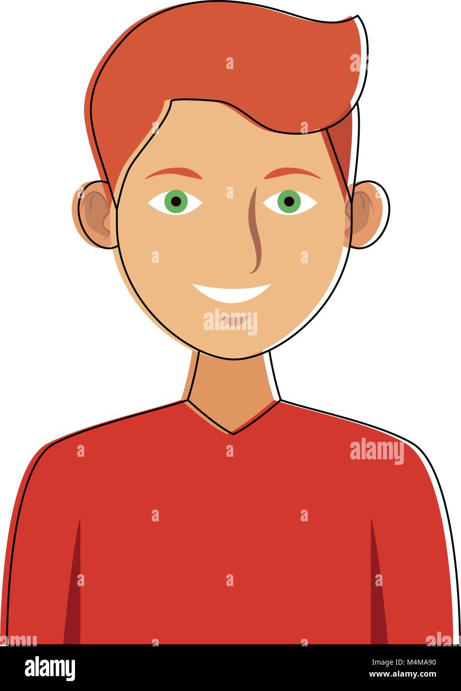 Man smiling cartoon Stock Vector Image & Art - Alamy