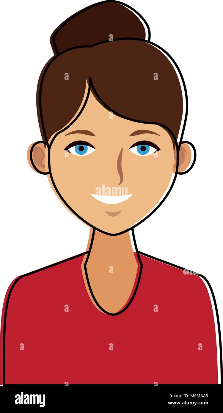 Beautiful woman cartoon Stock Vector Image & Art - Alamy