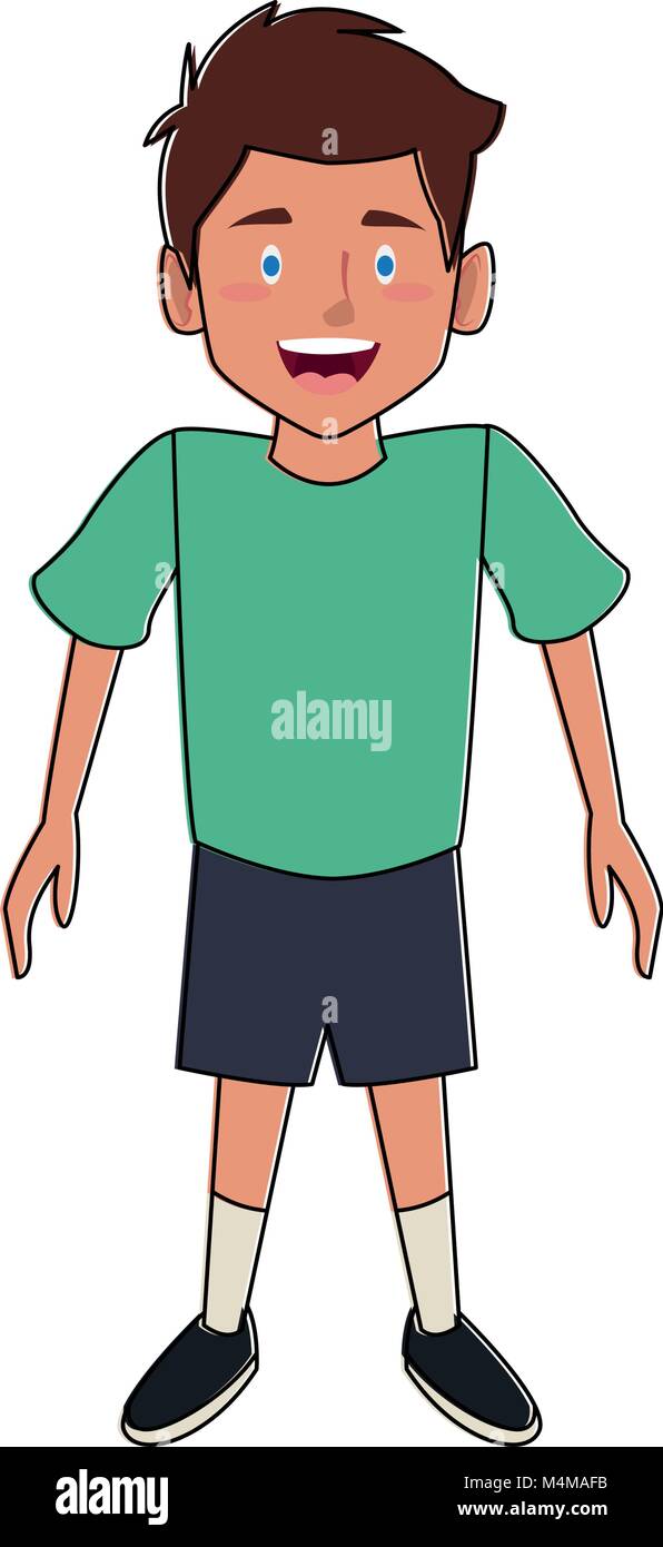 Cute boy cartoon Stock Vector Image & Art - Alamy