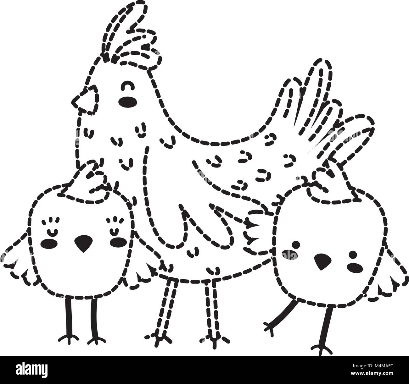 Dotted hen Stock Vector Images - Alamy