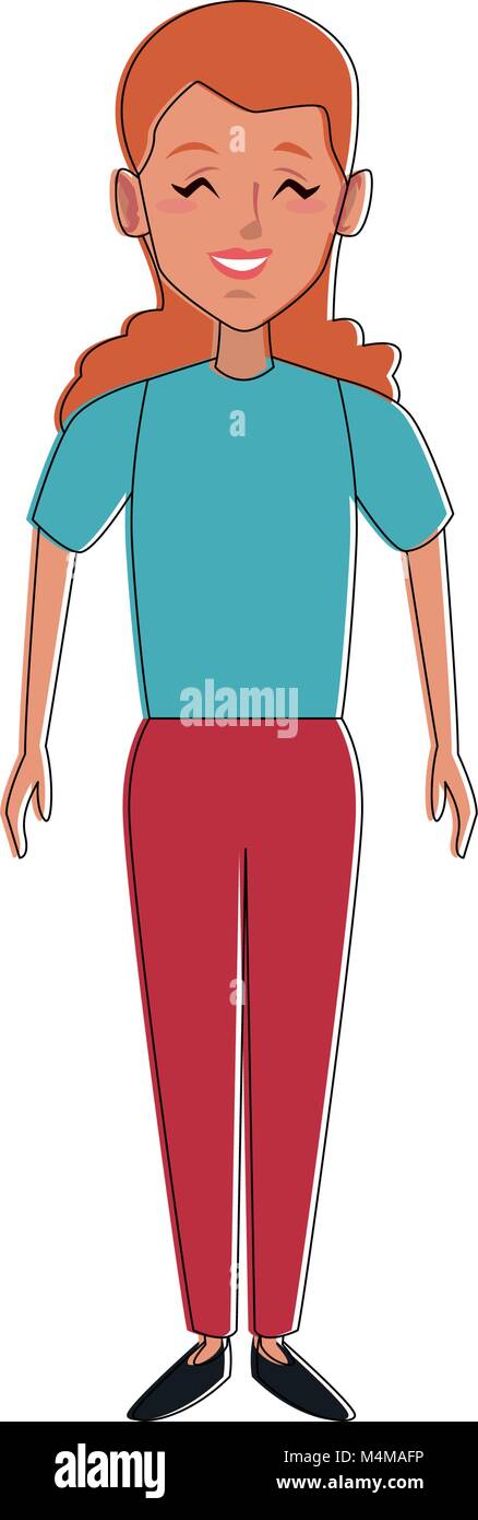 Beautiful woman cartoon Stock Vector Image & Art - Alamy