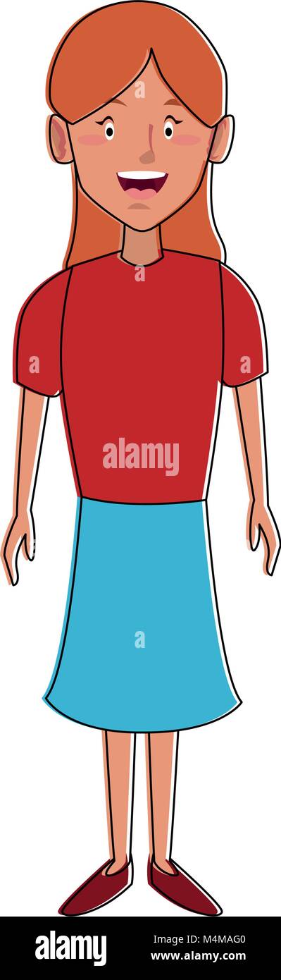 Beautiful woman cartoon Stock Vector Image & Art - Alamy