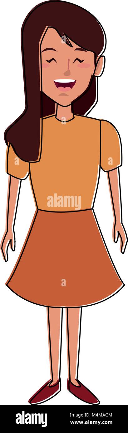 Beautiful woman cartoon Stock Vector Image & Art - Alamy
