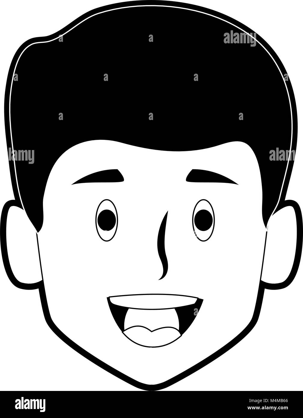 Man smiling cartoon Stock Vector Image & Art - Alamy