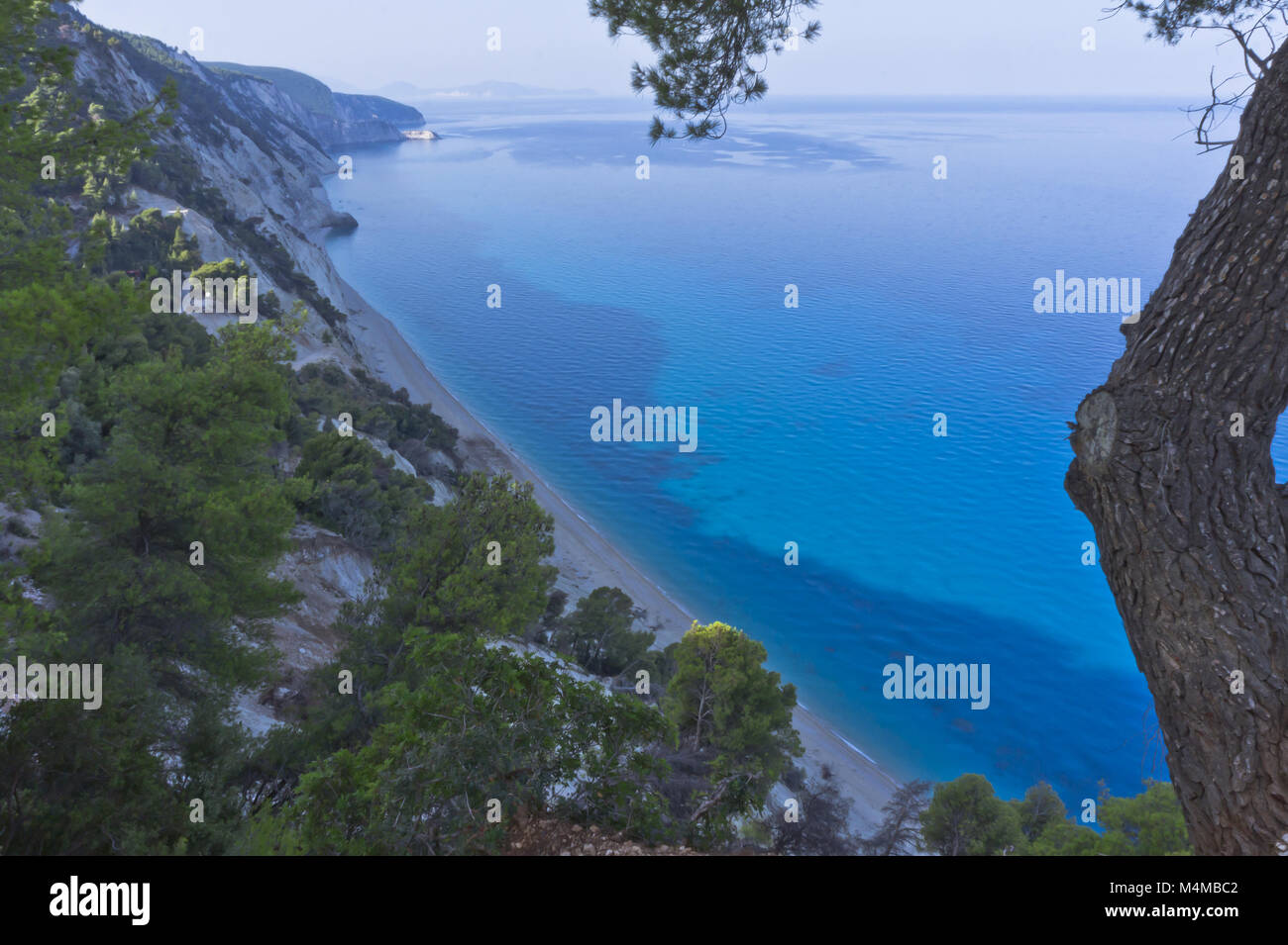 Greece, Lefkada, Egremi Beach Stock Photo - Alamy