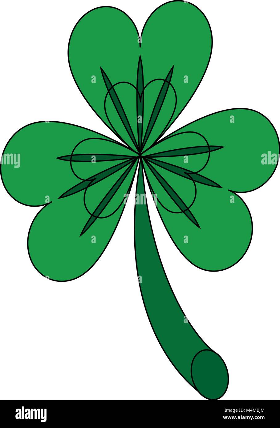 Shamrock clover symbol Stock Vector Image & Art - Alamy