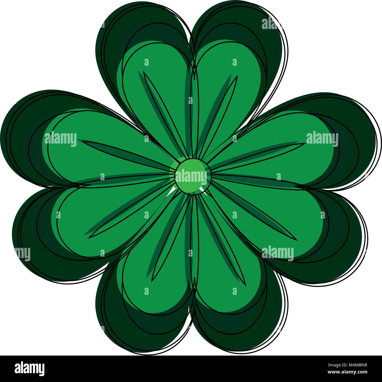 Shamrock clover symbol Stock Vector Image & Art - Alamy